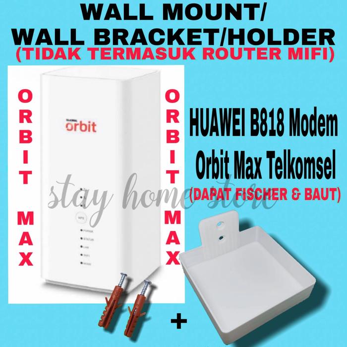 Jual Huawei B818 Modem Orbit Max Telkomsel Bracket Wall Mount Holder ...