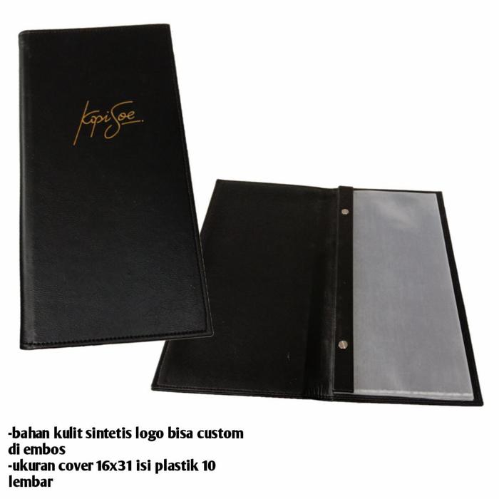 Jual buku menu cafe resto custom logo - Kota Bandung - sampul buku menu ...