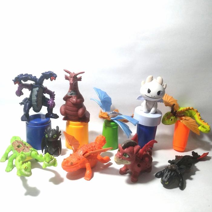 Jual How Train Your Dragons Happy Meal Mcd Mcdonalds Toothless Httyd ...