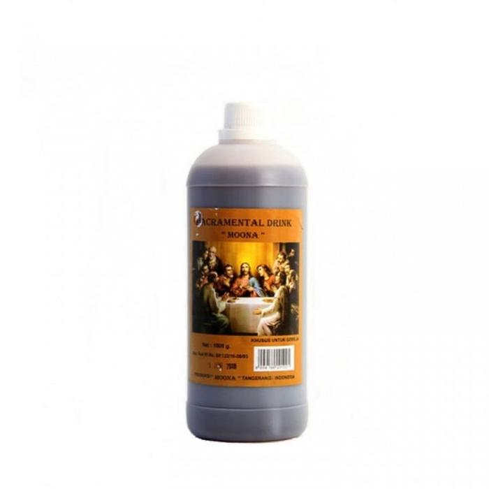 Jual Anggur Perjamuan Kudus Sacramental Drinks Moona 1000ml 1L Botol ...