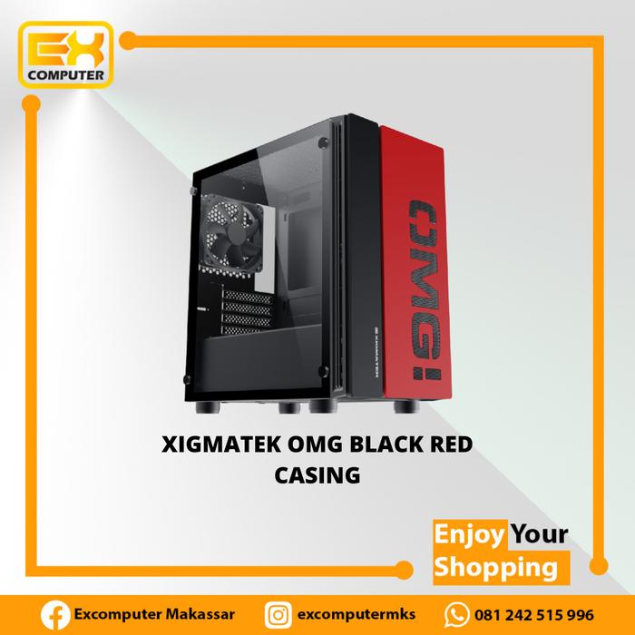 Jual XIGMATEK OMG BLACK RED CASING - Kota Makassar - EX COMPUTER ...