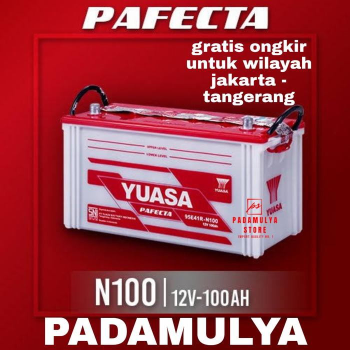 Jual Aki Basah Yuasa Pafecta N100 95E41R 12V 100Ah Battery Kapal Genset - Jakarta Barat ...