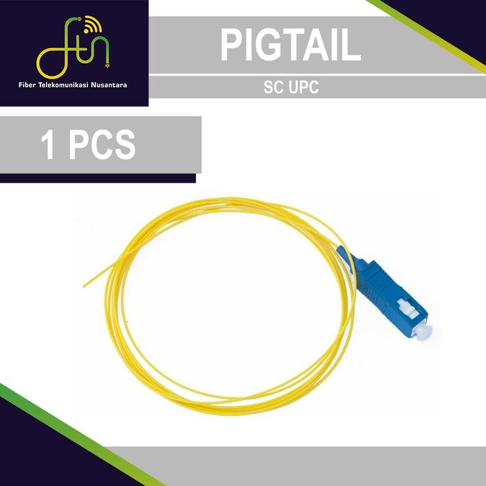 Jual Pigtail 0.9mm SC UPC | Kabel FO Biru 0.9 mm | Kabel Fiber Optic ...