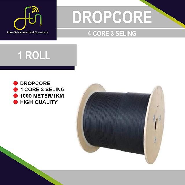 Jual Kabel Dropcore 4 Core 3 Seling 1KM FIBER TEKNO | DC 4C Kabel FO ...
