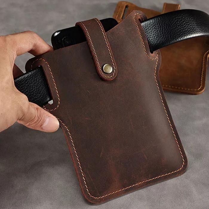 Jual Dompet Pinggang Hp Kulit Sapi Original - Tas Pinggang Dompet Hp ...