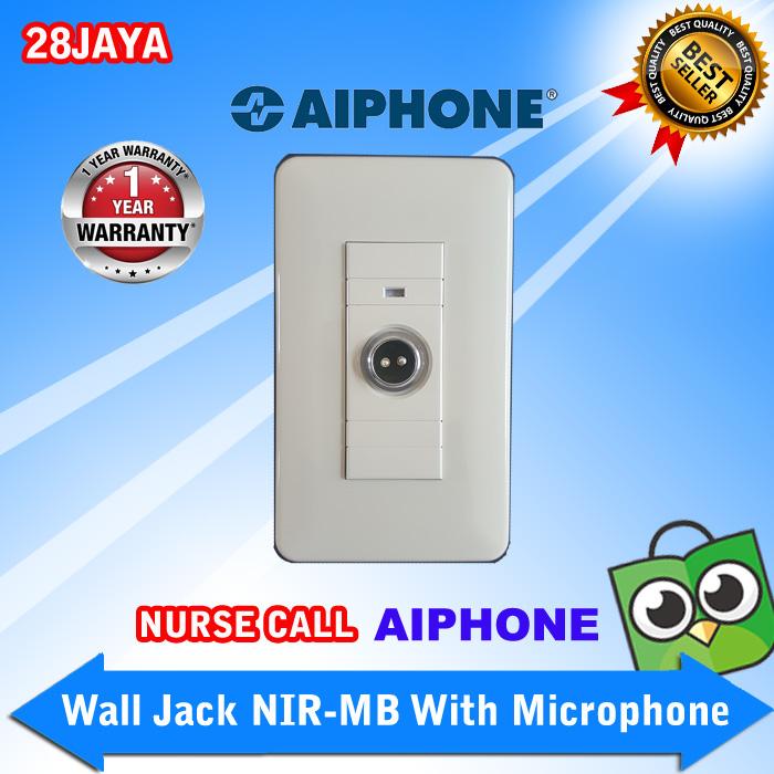 Jual Nurse Call Aiphone NIR-MB Wall Jack With Microphone - Jakarta ...