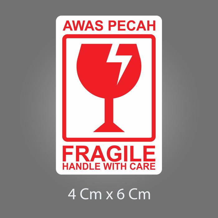 Jual Stiker/Sticker Label Fragile Vinyl - Kota Bandung - Catfish ...