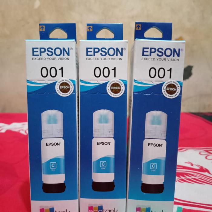 Jual tinta Epson 001 black original - hitam - Biru - Jakarta Pusat ...