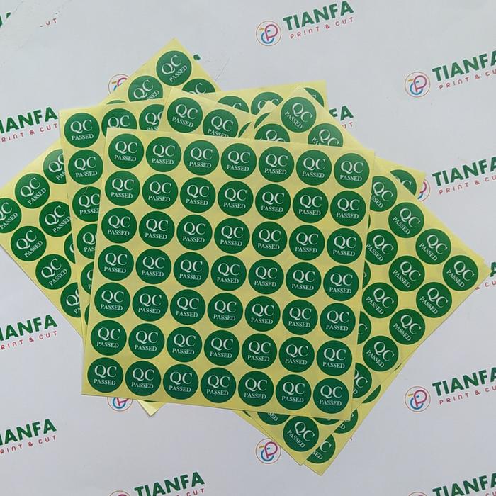 Jual STIKER QC PASSED UKURAN 2 CM - Kab. Bekasi - tianfa.printcut ...