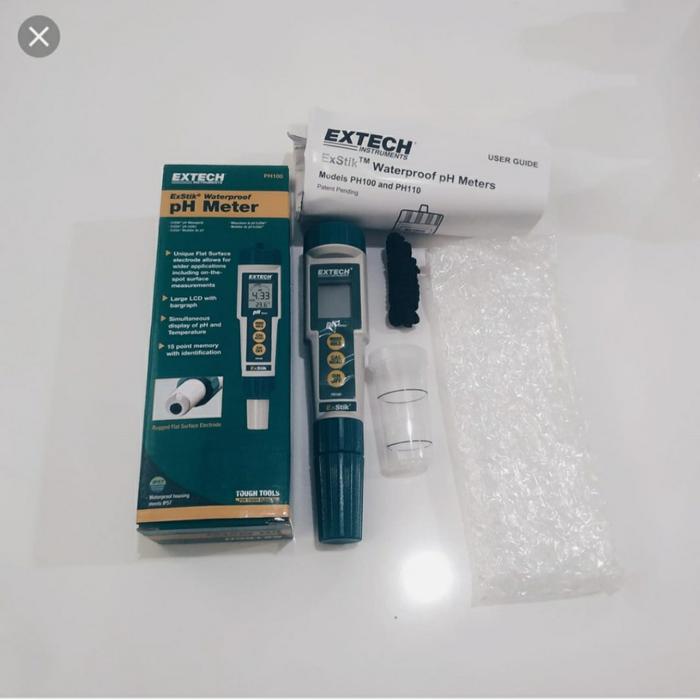 Jual Extech PH100 digital Ph meter tester alat ukur kadar asam air PH ...