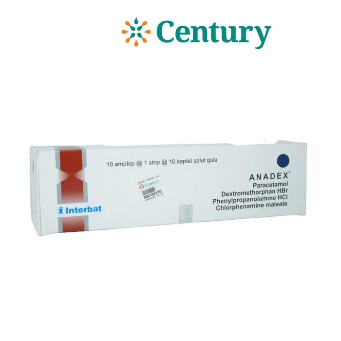 Jual ANADEX DRAGEE 1 STRIP 10 TABLET /FLU/BATUK/DEMAM/SAKIT KEPALA ...