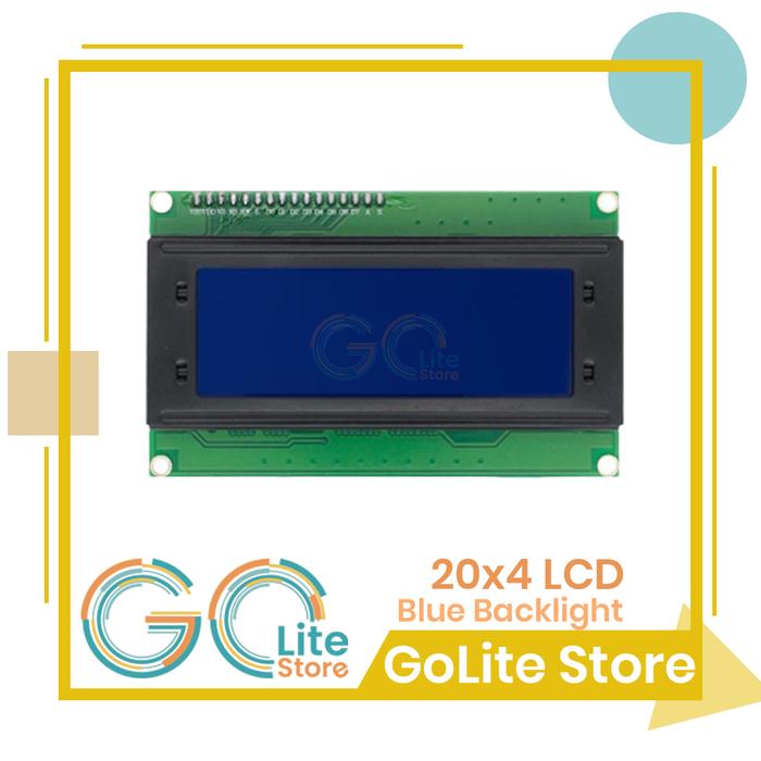 Jual LCD Character 20x4 Blue Backlight Module For Arduino & Raspberry ...