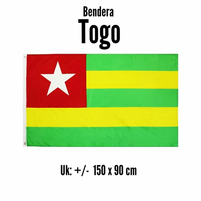 Jual bendera negara togo - Jakarta Barat - STARCOM77 | Tokopedia
