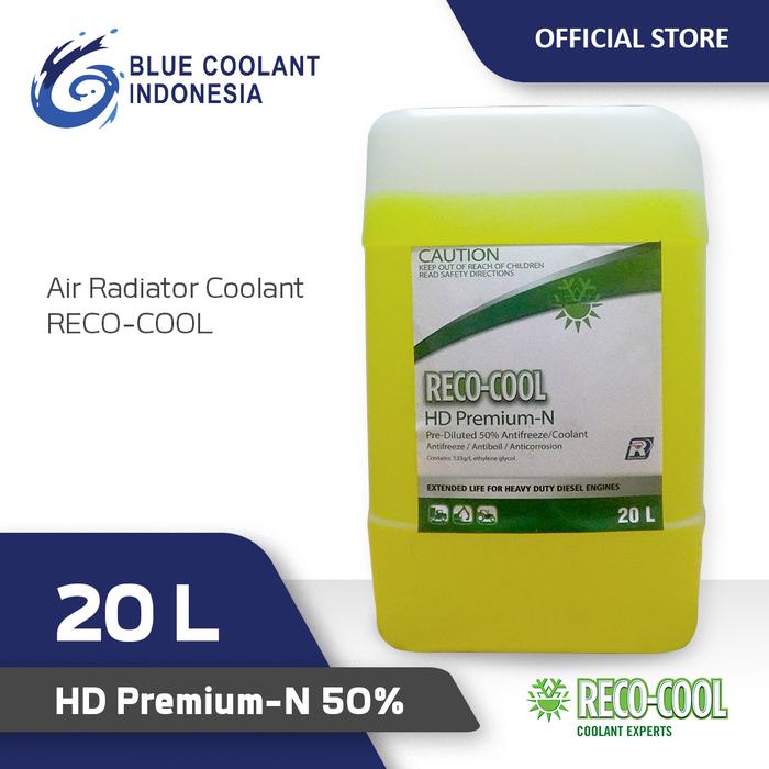 Jual Air Radiator Coolant Reco-Cool HD Premium-N 50% kemasan 20 Liter ...