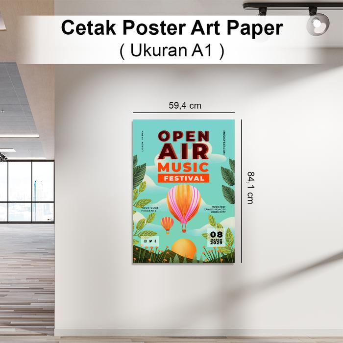 Jual CETAK POSTER Art Paper 150gr UV Ink Custom ukuran A2 - A2 - Kota Tangerang Selatan - Revo ...