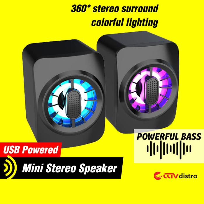 Promo A10 Speaker USB Aktif Mini Speker Kecil Spiker Laptop PC Komputer ...