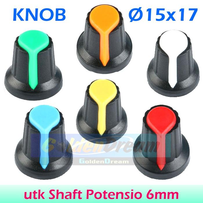 Jual Knob Potensio Plastik Warna Tutup Potensiometer Putar Kenob Volume Vol - Jakarta Pusat ...