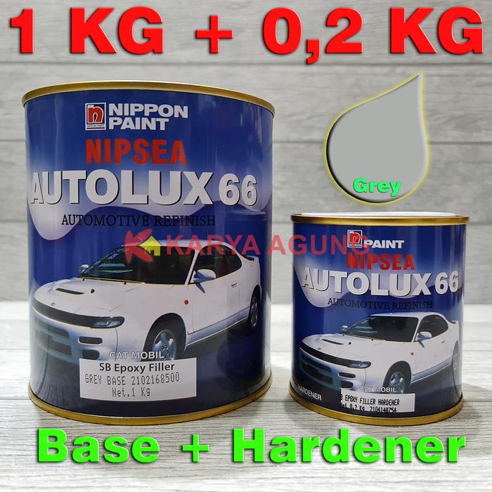 Jual Nipsea AUTOLUX 66 Epoxy Filler 1 KG / Dasar Primer 2K Nippon Paint ...