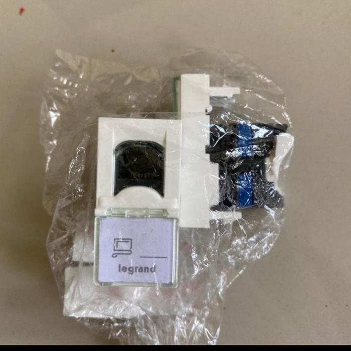 Jual Modul LAN Cat 6 Legrand/ Outlet Stop Kontak Lantai 572302 ...