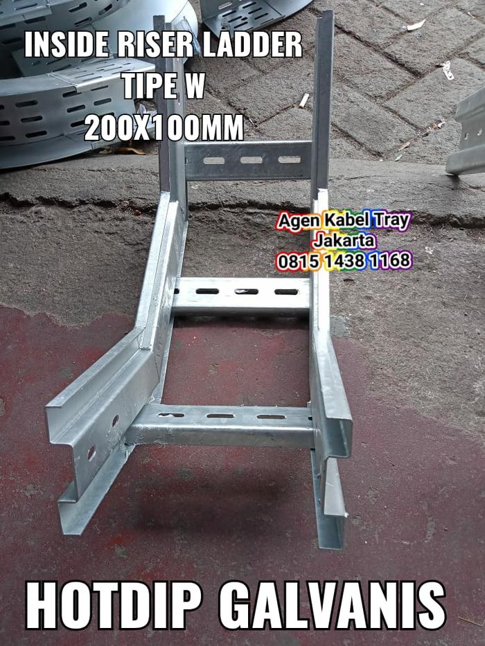 Jual INSIDE RISER LADDER TIPE W 200X100MM - HOTDIP GALVANIS - Jakarta ...