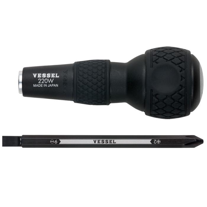 Jual Obeng Vessel - Ball-Grip Interchangeable Screwdriver No.220W-62 ...