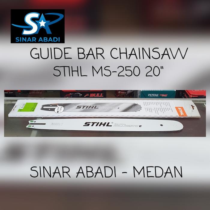 Jual GUIDE BAR CHAINSAW STIHL MS-250 20 INCHI GERGAJI RANTAI - ORIGINAL 20" - Kota Medan - VIRGO ...