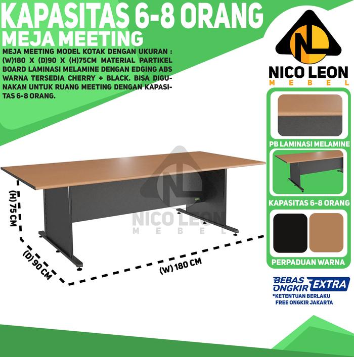 Jual Meja Meeting 8 orang DCT1890 - Jakarta Timur - nicoleonmebel ...