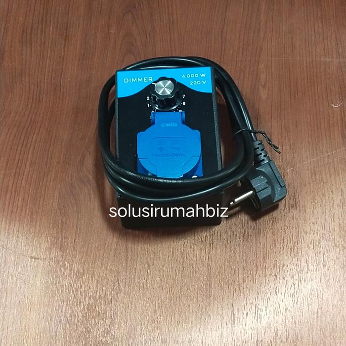 Jual ALAT PUTAR KECEPATAN 4000W STOP KONTAK INDUSTRI MESIN PLN DIMMER ...