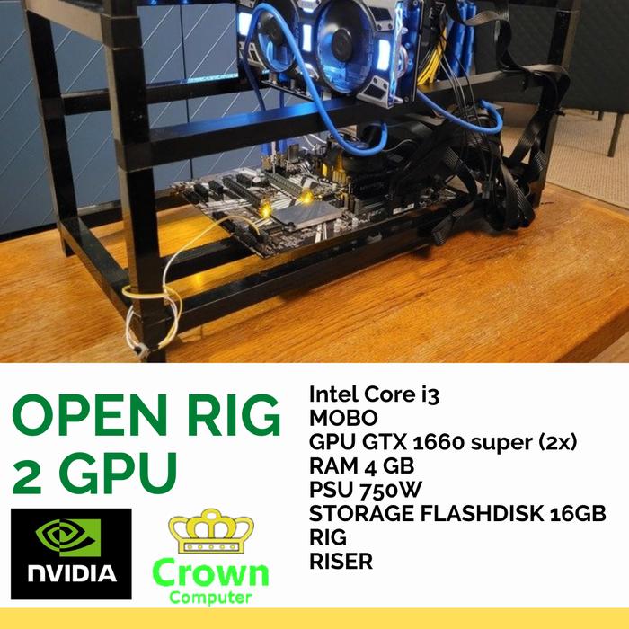 Jual MINING RIG 2 GPU GTX 1660 SUPER - Kota Surabaya - Crown Surabaya ...
