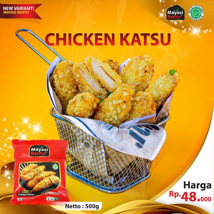 Jual Chicken Katsu Frozen food Mayasi Bento Makanan beku ayam olahan ...