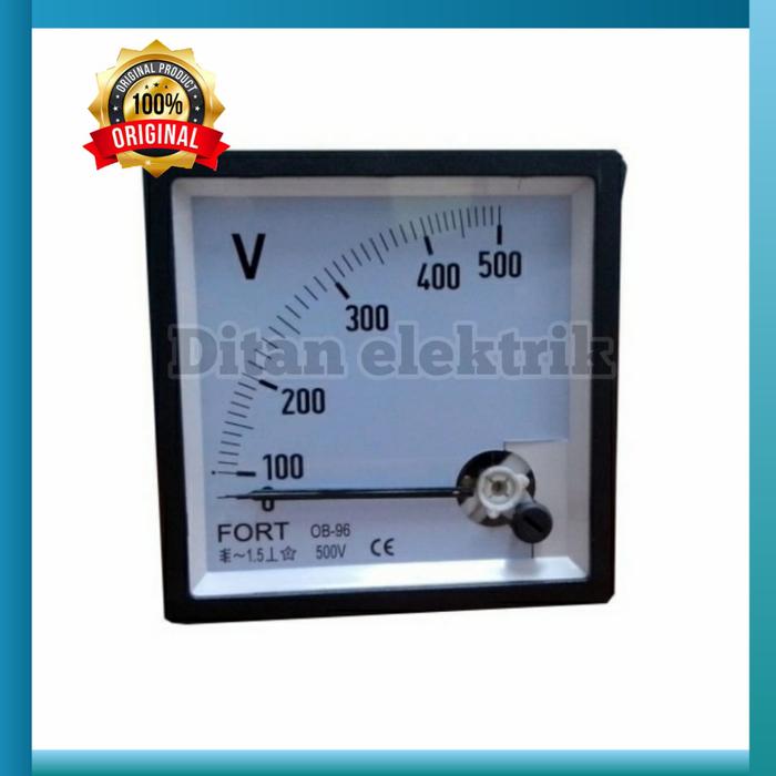 Jual voltmeter analog ac/dc 500V 72 X 72 FORT - Jakarta Pusat - Ditan ...