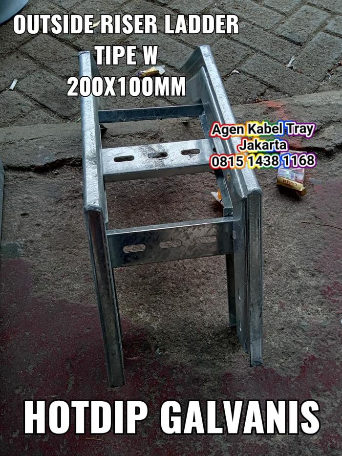 Jual OUTSIDE RISER LADDER TIPE W 200X100MM - HOTDIP GALVANIS - Jakarta ...