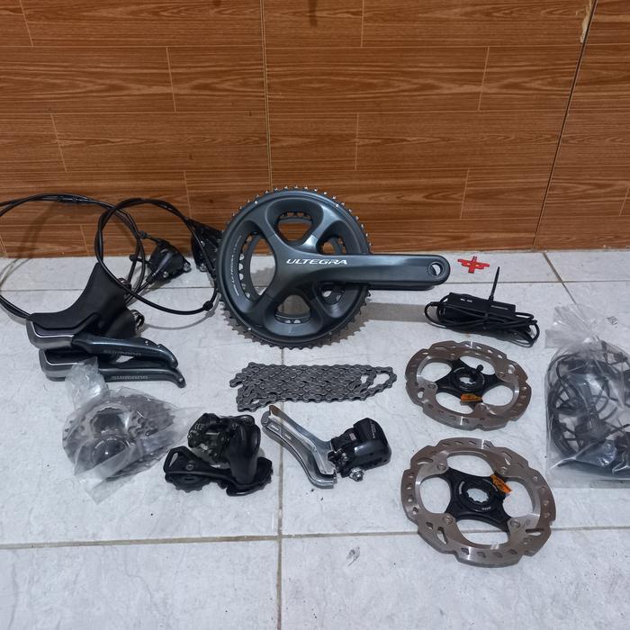 Jual Groupset Ultegra Disc Di2 6870 Not Dura Ace R8000 - Kab ...