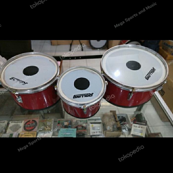 Jual Trio Tom Marching ukuran 8,10,12 inch + Harness - Kota Medan ...