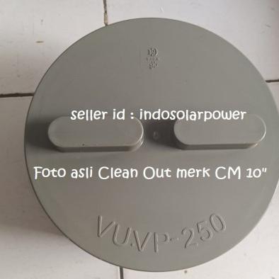 Jual CO clean out PVC dop tutup putar drat taiwan 10 inch in inci AW ...