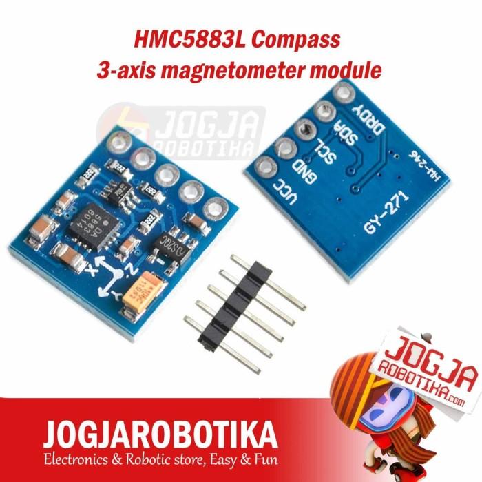 Jual GY-271 GY 271 HMC5883L Sensor Compass Kompas 3 Axis Magnetometer ...