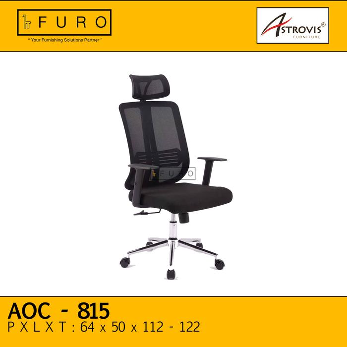 Jual Kursi Kantor AOC - 815 ASTROVIS | FURO - Hitam - Kota Surabaya ...