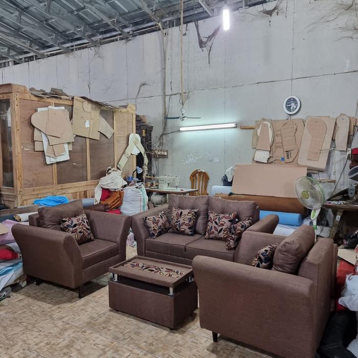Jual sofa retro 321 minimalis ruang tamu full busa - Kota Bekasi - Toko ...