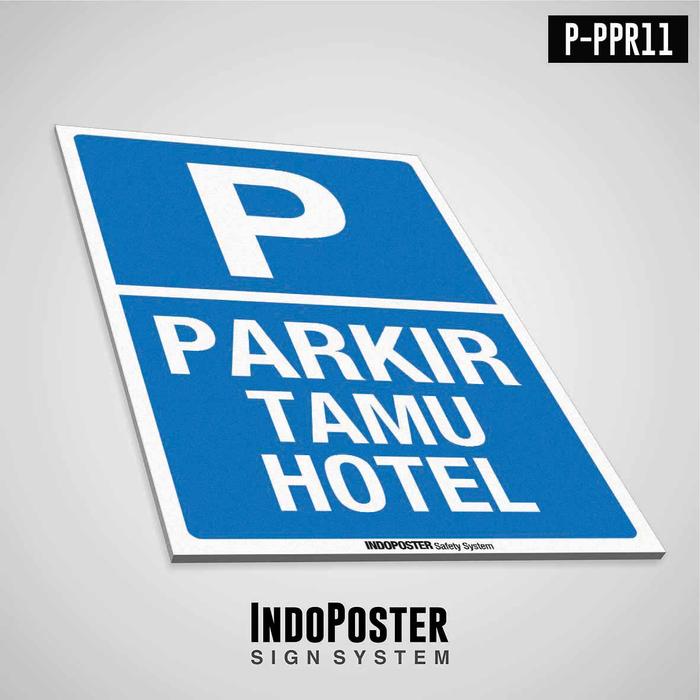 Jual Stiker safety sign PVC rambu parkir tamu hotel - XS - Kab. Bandung ...