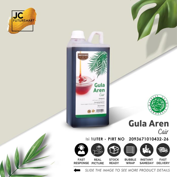 Promo GULA AREN CAIR 1 liter PREMIUM ASLI untuk KOPI SUSU - KUE - BOBA ...