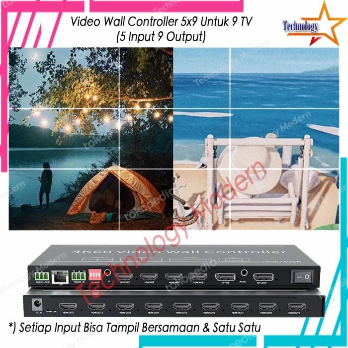 Jual 4K HDMI Video Wall Controller 3x3 (4 Input 9 Output) With Quadview - Jakarta Pusat ...