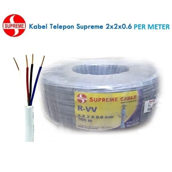 Jual Supreme Kabel Telepon RVV-2x2x0.6mm PERMETER - Jakarta Selatan ...
