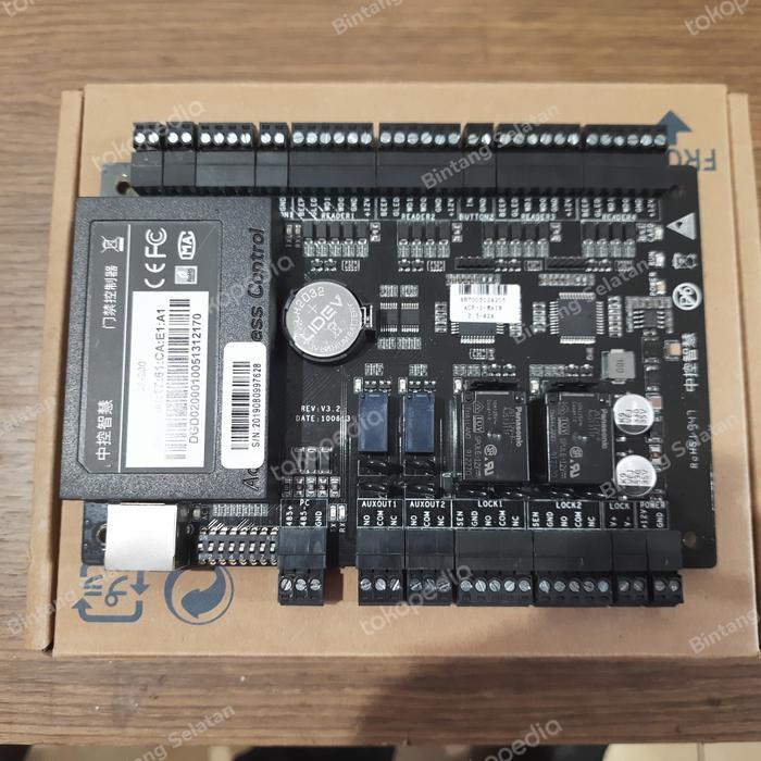Jual access control 2 in/out zkteco c3200 untuk control Pintu access ...