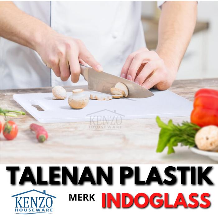 Jual Talenan Kotak Persegi Plastik Putih Tebal Besar Cutting Board Di ...