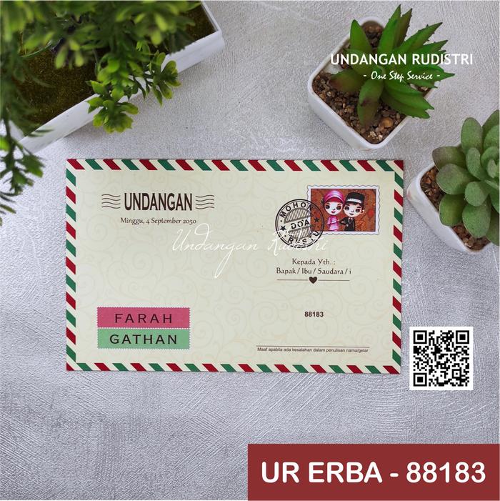 Jual Undangan Pernikahan UR ERBA 88163 Lipat 3 - Kab. Tangerang ...