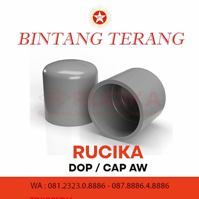 Jual Dop Aw 1" Rucika / Tutup Polos Rucika / Cap Aw 1" - Kota Surabaya ...