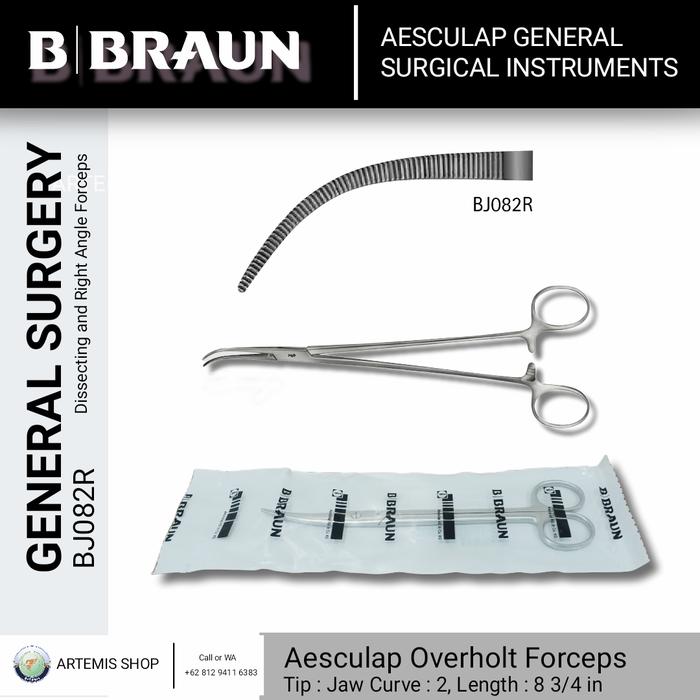 Jual Aesculap Overholt Forceps BJ082R (Pincet) - Jakarta Utara ...