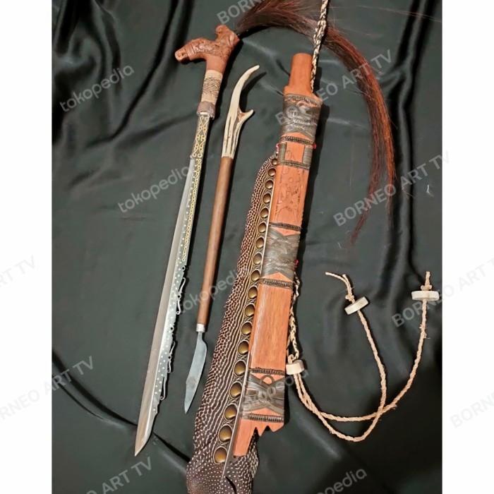 Jual Mandau dayak Kalimantan motif Kalteng MD02 - Kab. Tabalong ...