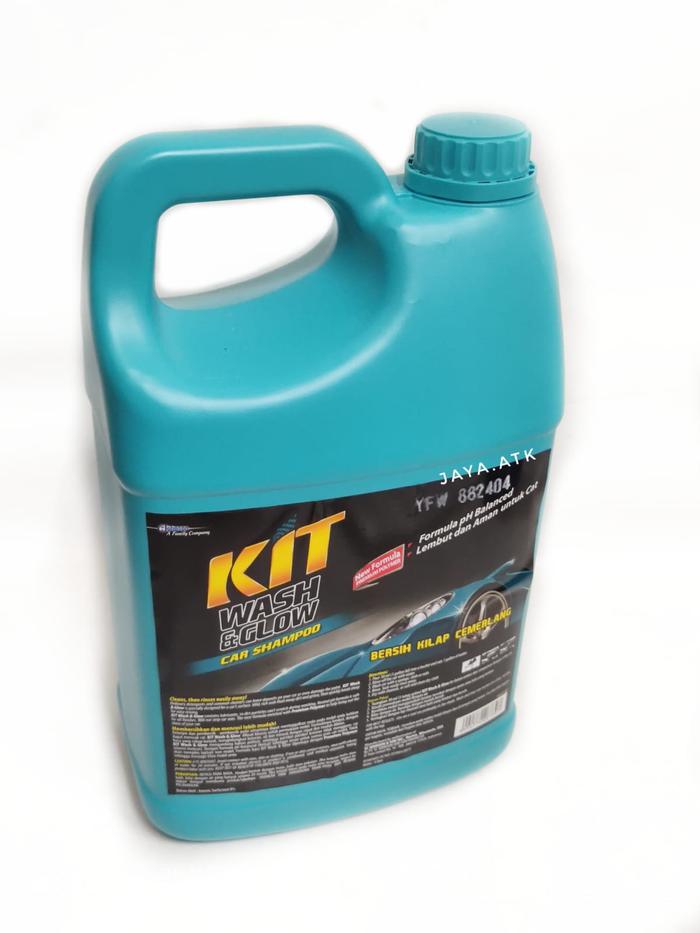 Jual SHAMPO SAMPO SABUN CUCI MOBIL KIT WASH GLOW 4 LITER JERIGEN - Kota ...