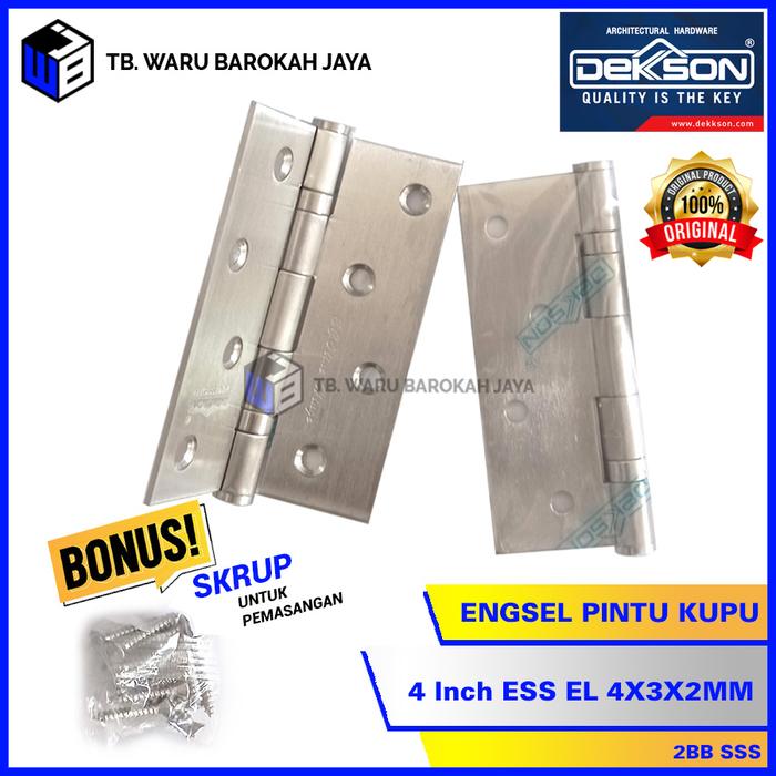 Jual Engsel Pintu Kupu Hinge Dekson Dekkson 4 Inch ESS EL 4X3X2MM 2BB ...